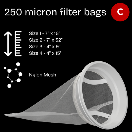 250 micron filter bags – CLARIBag